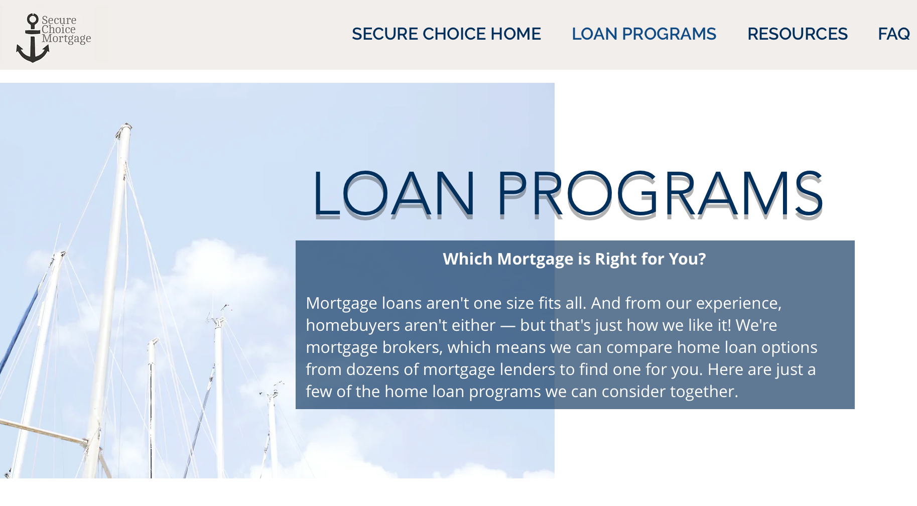 LOAN PROGRAMS | Secure Choice