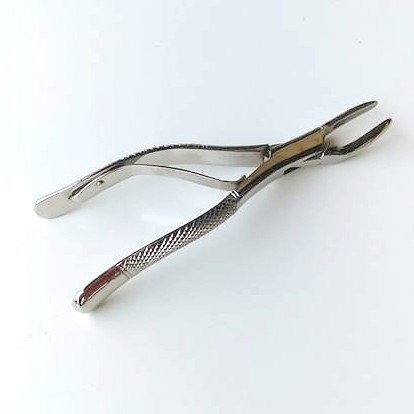 Wolf Tooth Forceps with Spring & Longer Nose | EVDS