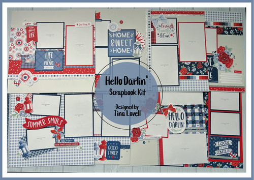HELLO DARLIN' Scrapbook Kit | Scrapbook Workshop Kits