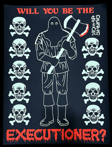 Executioner Screen Printed Poster | deathtraitors