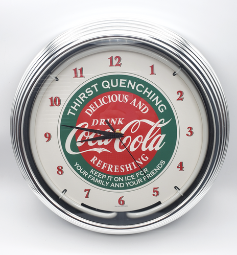 Coca Cola Delicious and Refreshing Neon Clock | Oohlala Collectibles