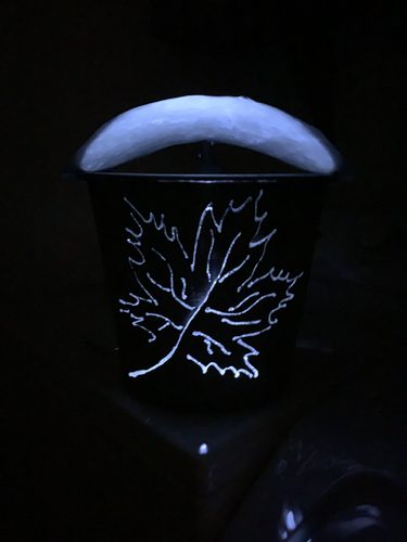 Single-Sided Solar LED Sap Bucket (Medium) | Green Mtn Backyard