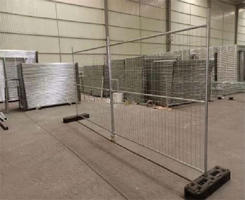 Temporary Fencing Double Gate + Feet & Clamp on Wheels | Half Price Imports