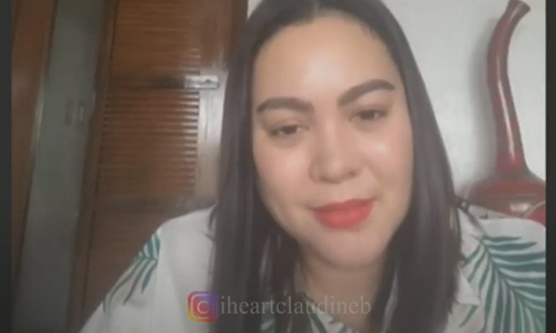 'Di naman daw mataba, mali lang ang anggulo ng camera... CLAUDINE ...
