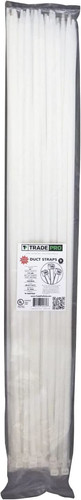TRADEPRO 36" Natural Duct Straps 50 Pack | Secure Ductwork, Large | JJ ...