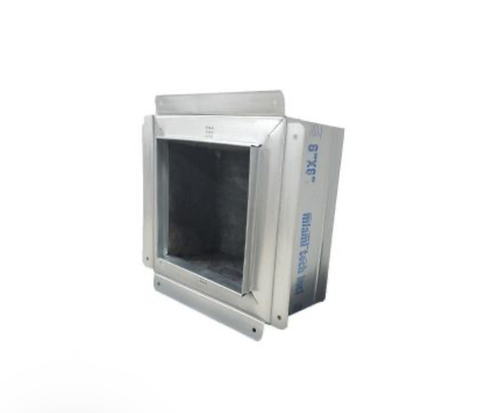 6" x 6" Flanged Register Box - R6BF0606 | JJ AC SUPPLY