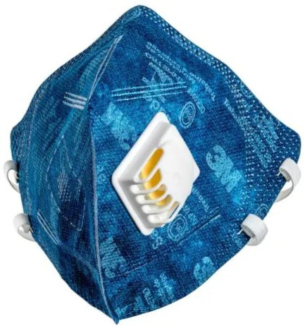 RESPIRADOR DOBRAVEL AZUL COM VÁLVULA PFF2 9822 HB004541304 | Balaska ...