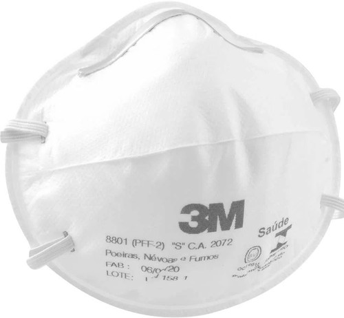 RESPIRADOR SEM VÁLVULA 8801 HB004116743 | Balaska Equipamentos