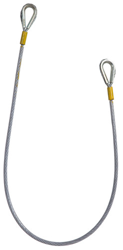 ESTROPO CABO DE AÇO 3/8" 1,2 MTS (USR002001) | Balaska Equipamentos