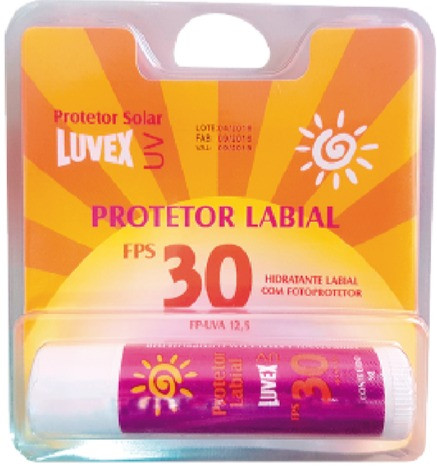 PROTETOR LABIAL LUVEX FPS 30 | Balaska Equipamentos