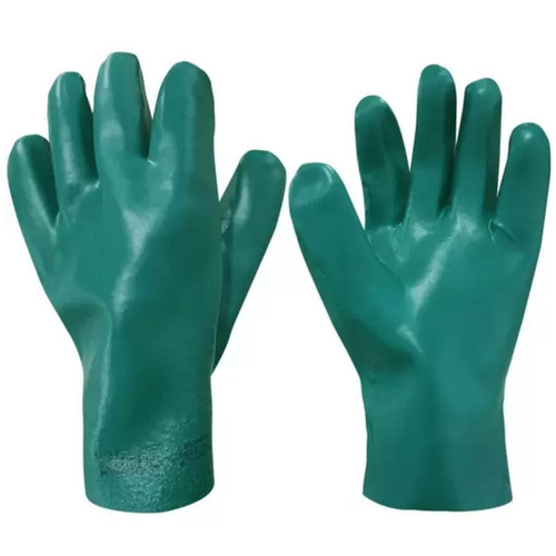 LUVA DE PVC 25 CM FORRADA PALMA ASPERA 9,5 | Balaska Equipamentos