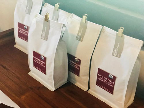 100% XF ( Extra Fancy) Kona coffee. 8oz. | Rooster Farms Shop