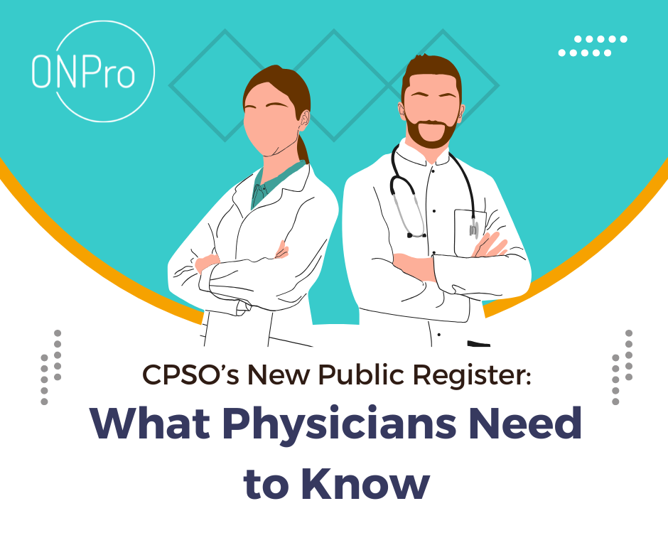 CPSO’s New Public Register: What Physicians Need to Know