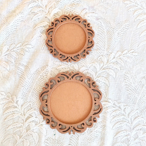 MDF round Mirror base - D5 | Rizzisartncrafts