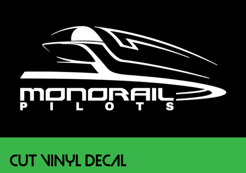 Monorail Pilots Cut Vinyl Decal | TallyTeez.com