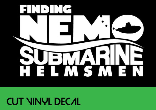 Finding Nemo Submarine Helmsmen Cut Vinyl Decal | TallyTeez.com