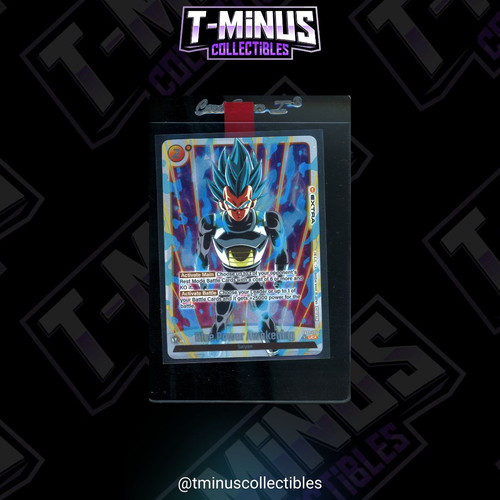 T-Minus Collectibles | Dragon Ball Blazing Aura Blue Power Awakening FB02-136 Vegeta Tournament ...