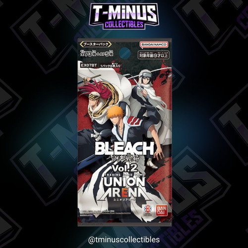 T-Minus Collectibles | Union Arena: Bleach Vol. 2 Booster Pack (Japanese)