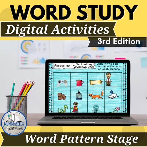Words Their Way™ for Within Word Pattern Spellers DIGITAL Activities ...
