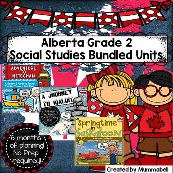 Grade 2 Alberta Social Studies Inquiry Bundle Unit | Mummabell Teaching R