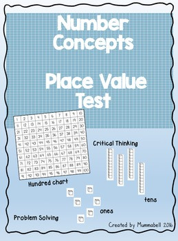 Number Concepts - Place Value Test | Mummabell Teaching R