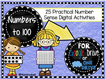 Numbers to 100 - a DIGITAL Google Drive resource - Distance Learning ...