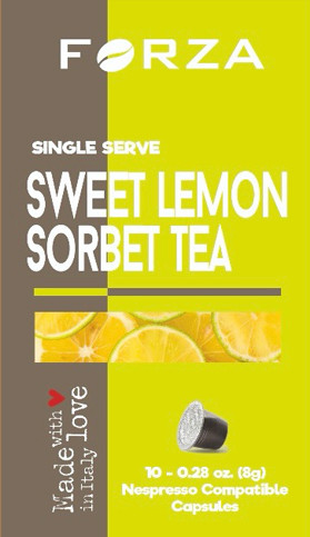 Sweet Lemon Sorbet Tea Nespresso | Forza Groceries