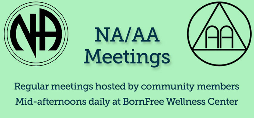 Coming Soon: NA/AA Meetings