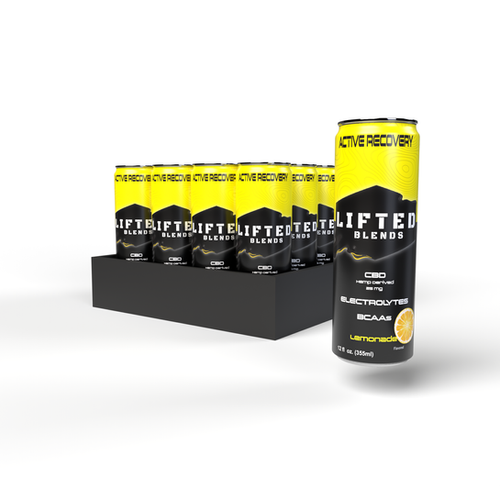 CBD Recovery Lemonade 12-Pack | Lifted Blends
