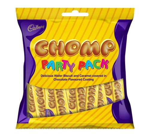 Chomp Chocolate Party Pack 168G | Zimfoods Uk