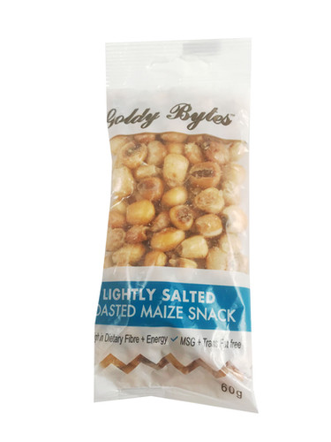 Mhandire Lightly Salted Goldy Bites Roasted Maize Snack | Zimfoods Uk