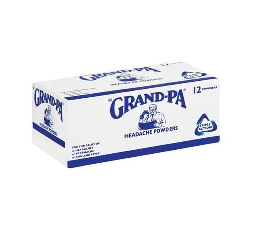 Grand-pa Headache Powders satchet grandpa | Zimfoods Uk