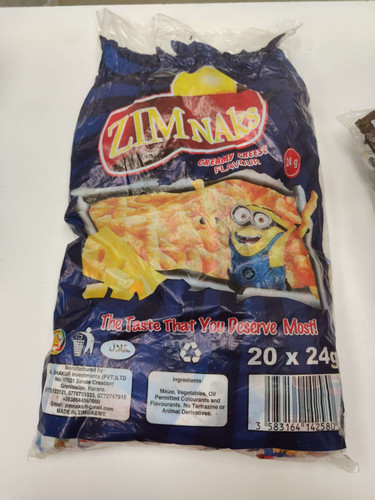 Zim Naks creamy cheese flavour | Zimfoods Uk