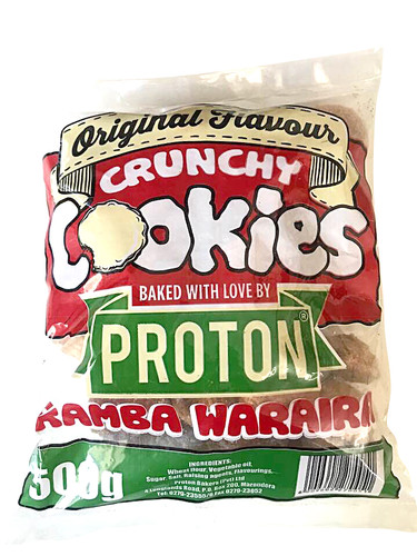 Rambawaraira Proton Crunchy Cookies Biscuits 500g | Zimfoods Uk