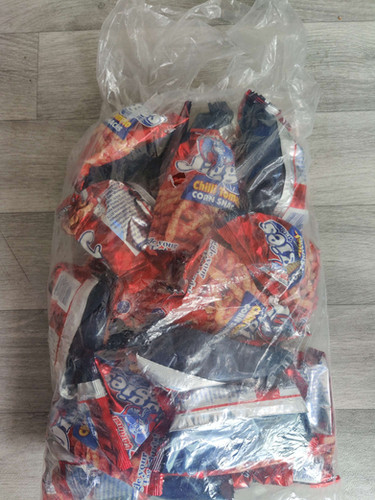 Jiggies chilli tomato corn snacks - 20 pack | Zimfoods Uk