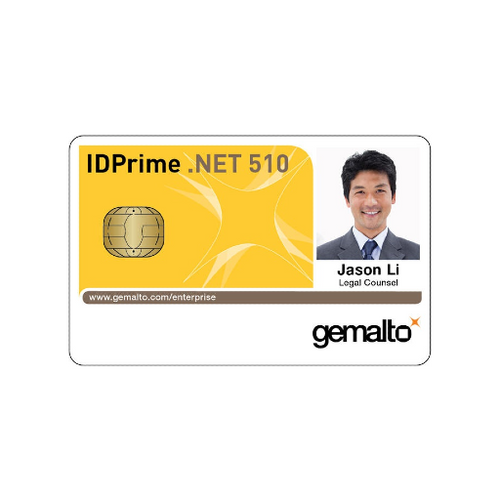 Gemalto IDCore 3010 White Gloss PVC Card | QID Cards