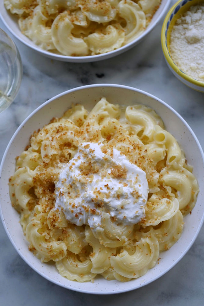 Roasted Garlic & Fontina Creste di Gallo