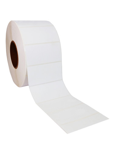 Direct Thermal Printer White Labels, 4" x 2", 2750/Roll, 4 Rolls/Bx | Maco