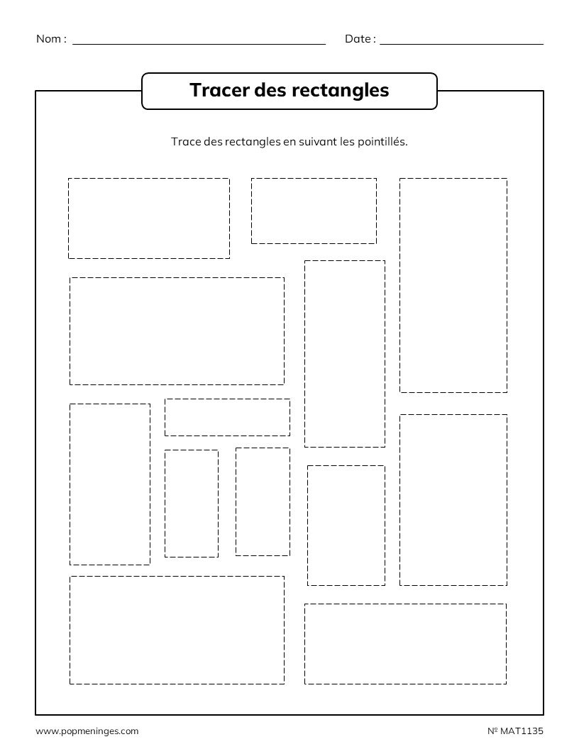 Tracer des rectangles | PopMéninges