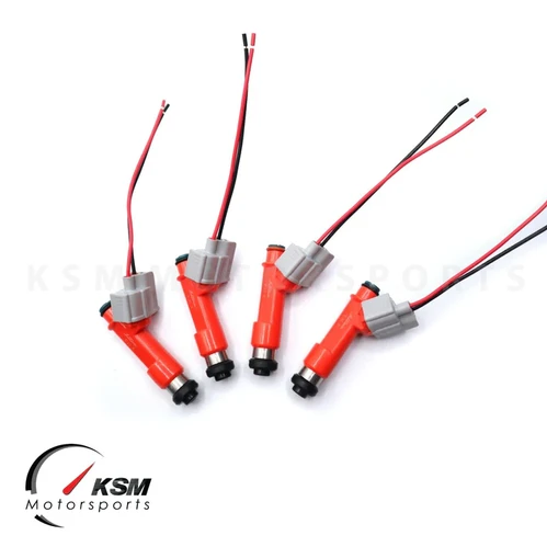 4 x 850cc fit Denso FUEL INJECTORS For MAZDA RX8 13B ROTARY 1.3L TURBO ...