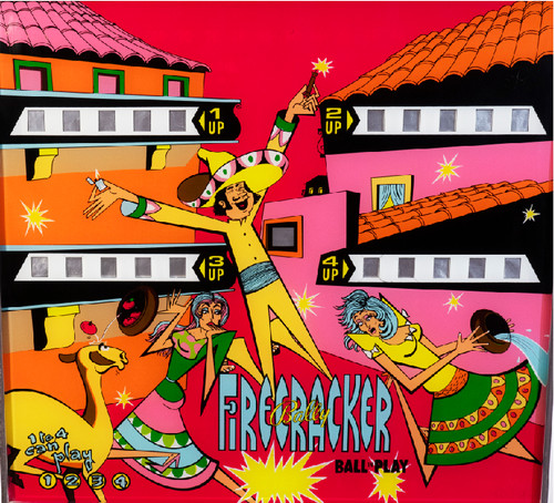 Firecracker 1970 Bally #57mc | Pinball Art USA