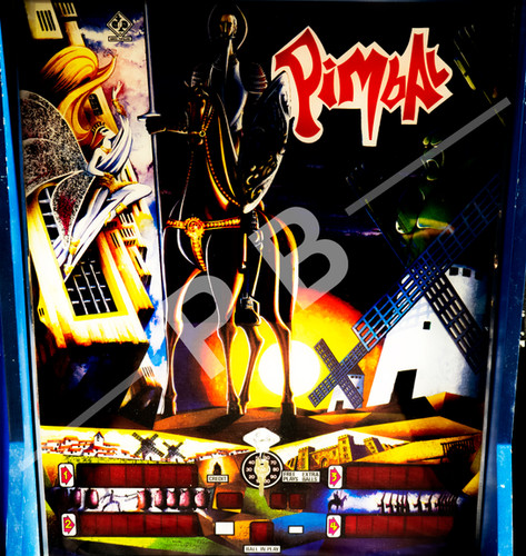 Pimbal Juegos Backglass | Pinball Backglass
