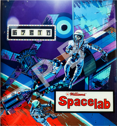 Spacelab 1974 Williams Backglass | Pinball Backglass