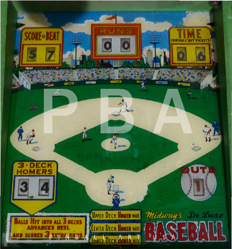 Baseball Midway | Pinball Art USA