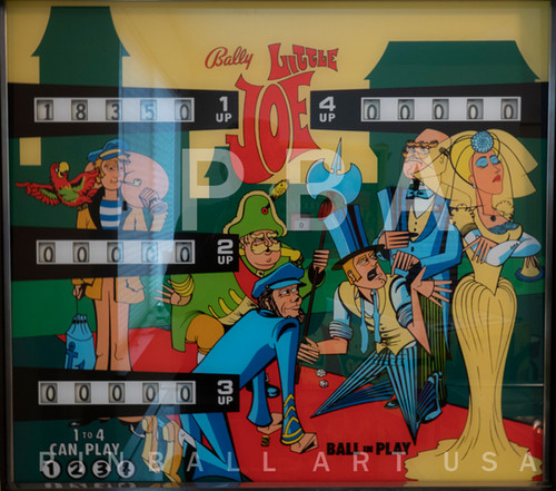 Little Joe 1972 Bally | Pinball Art USA