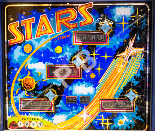 Stars 1978 Stern Backglass | Pinball Backglass