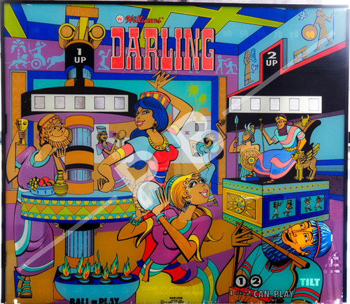Darling 1973 Williams Backglass | Pinball Backglass