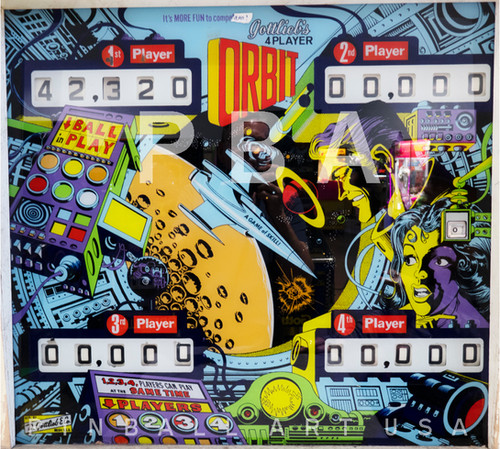 Orbit 1971 Gottlieb | Pinball Art USA
