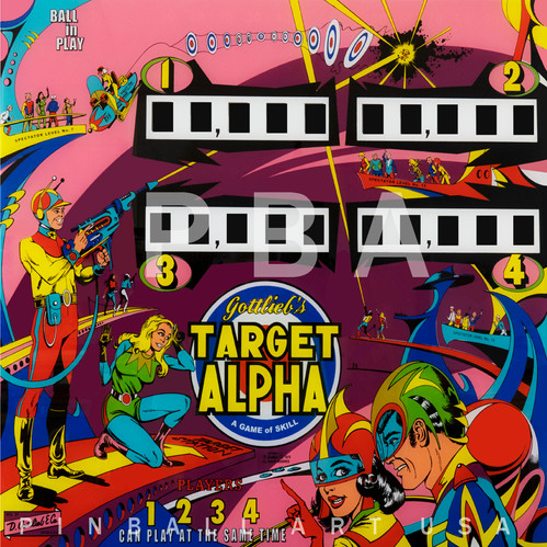 Target Alpha 1976 Gottlieb | Pinball Art USA