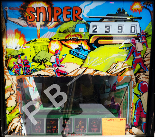 Sniper Williams Backglass | Pinball Backglass
